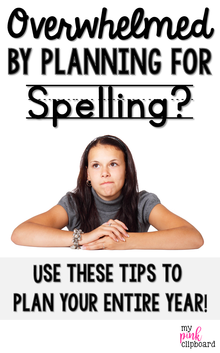 How to Plan for Spelling…for the Entire Year! – My Pink Clipboard